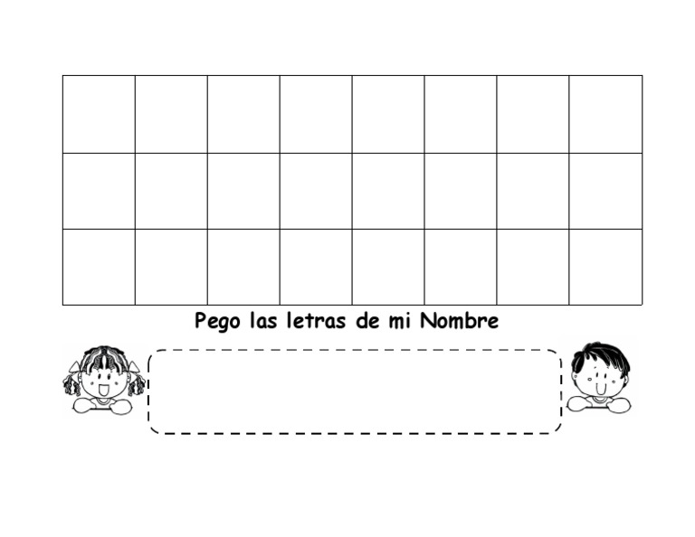 Pego Letras de Mi Nombre | PDF