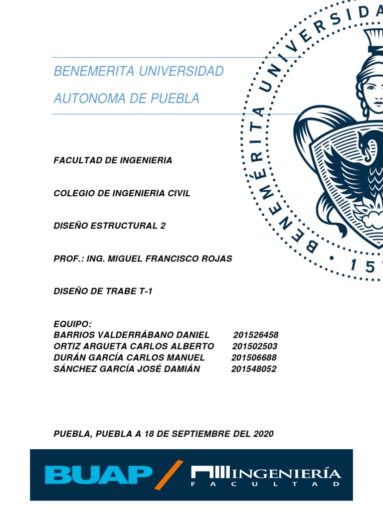Diseño Trabe T-1 | PDF | Ingeniero civil | Ingeniería estructural