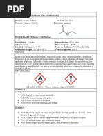 Hoja de Seguridad Alcohol Láurico | PDF | Quemar | Alcohol