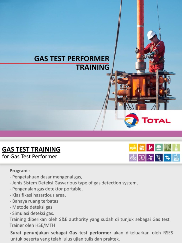 Gas Test Training For Gas Test Performer Rev.2 | PDF | Teknologi & Rekayasa