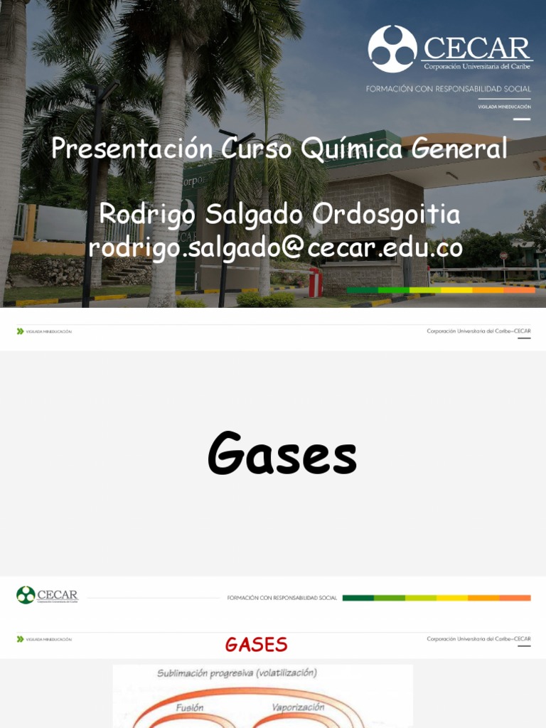 Tema 3. Gases | PDF | Gases | Presión