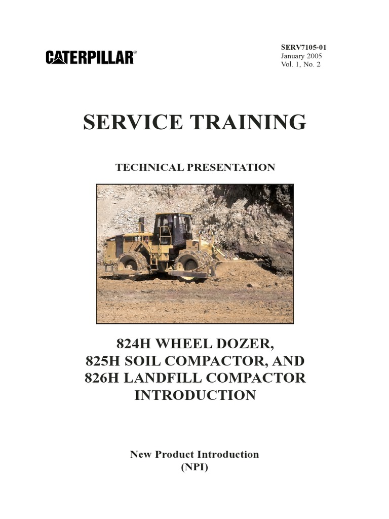 Service Training 824H | PDF | Throttle | Turbocharger