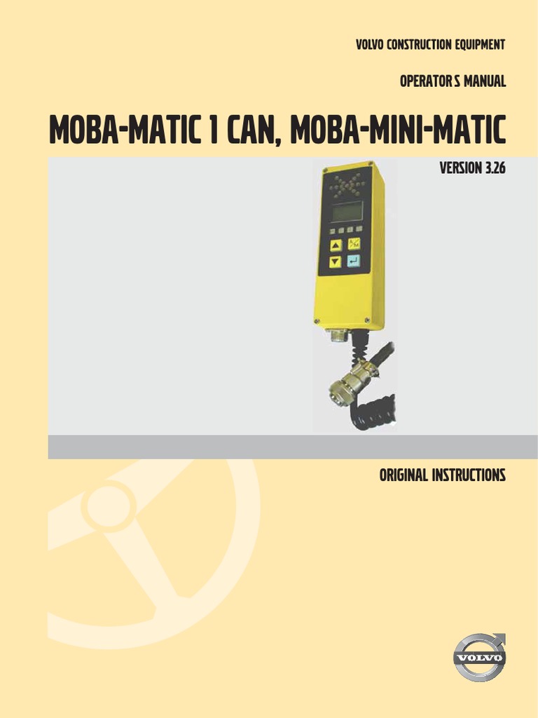 MOBA-MATIC 1 Operator's Manual | PDF | Electrical Connector ...