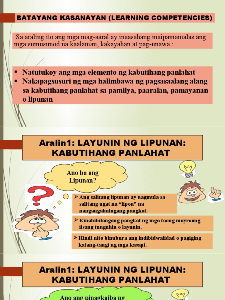 Esp 9 - WEEK 1 (Day 1) | PDF