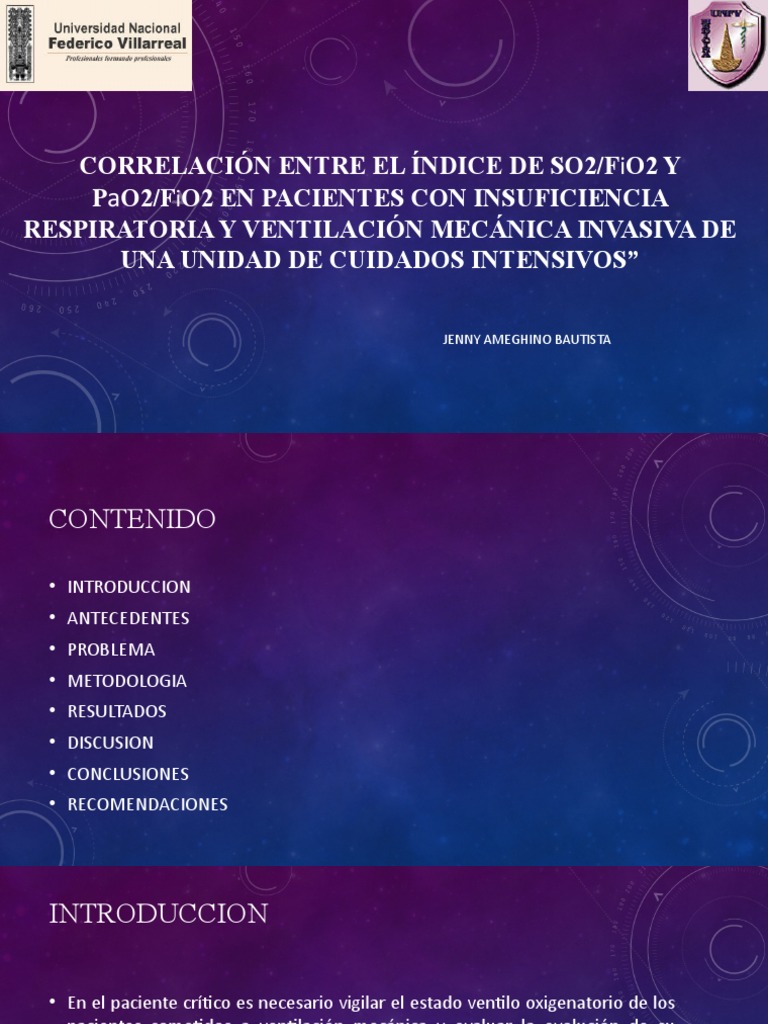 Correlación Entre El Índice de So2 | PDF | Presión sanguínea | Respiración