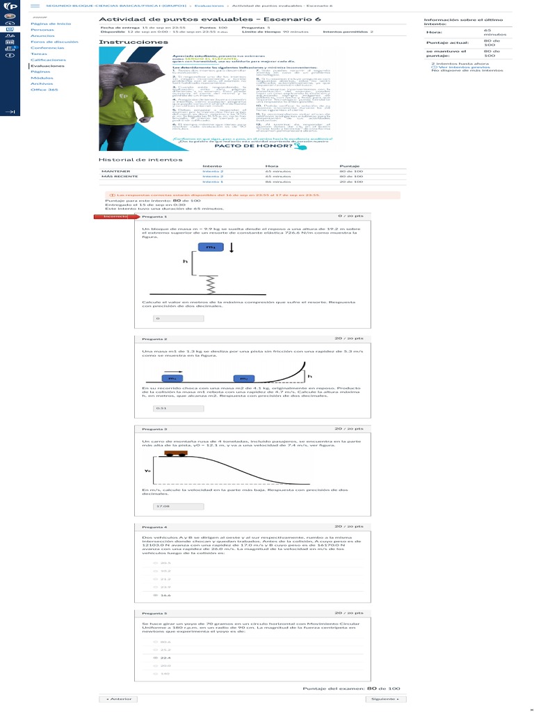 Actividad de Puntos Evaluables - Escenario 6 - SEGUNDO BLOQUE-CIENCIAS BASICAS - FISICA ...