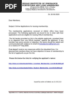 IIISLA Membership Application Guide | PDF | Identity Document | Insurance