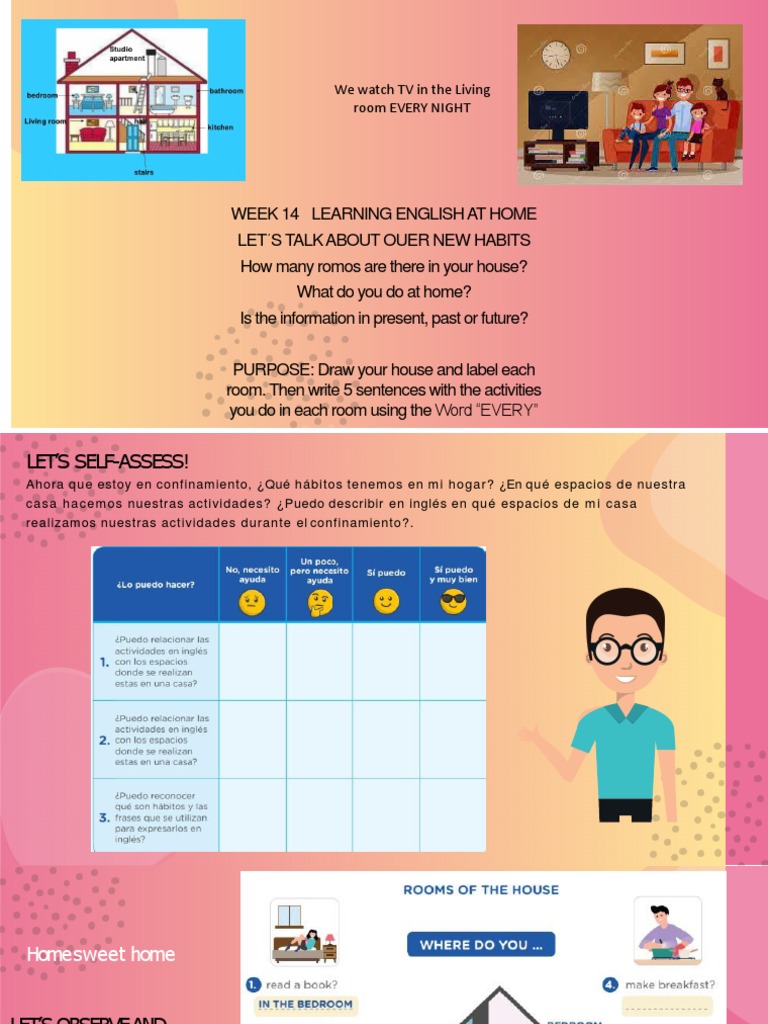 English Home Learning Activities | PDF