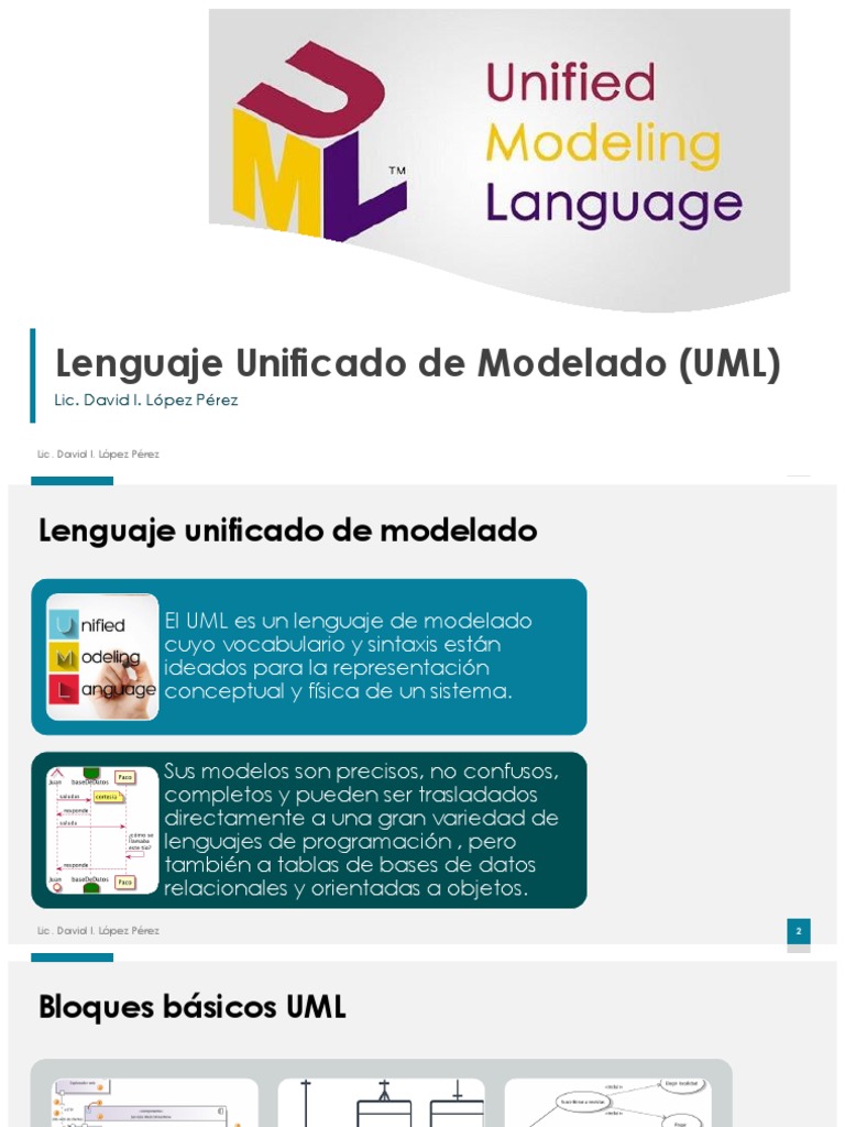 Lenguaje Unificado de Modelado Uml | PDF | Lenguaje de modelado unificado | Objeto (informática)
