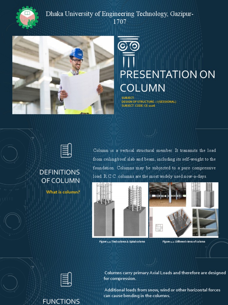 Design Considerations and Failure Modes of Reinforced Concrete Columns ...