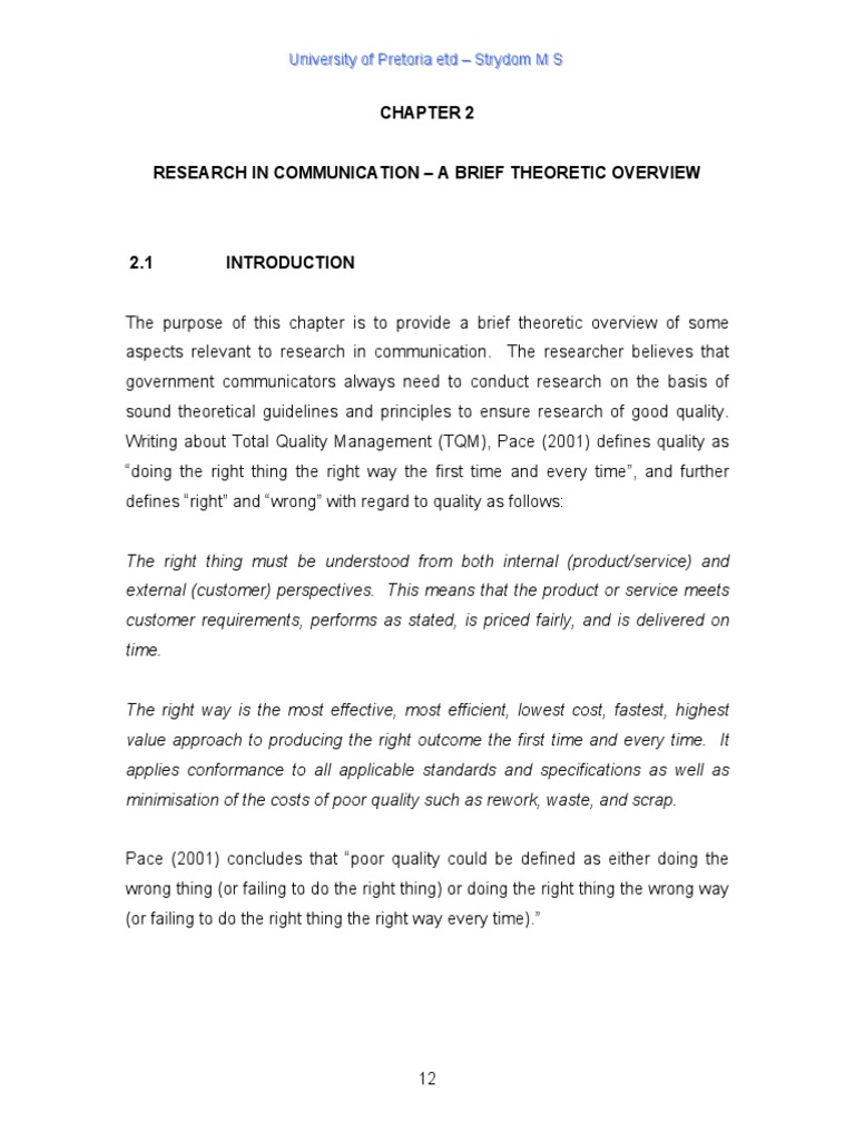 Research in Communication - Overview | Download Free PDF | Quantitative ...