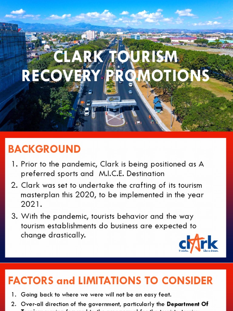 Clark Tourism Recovery Plan | PDF | Tourism | Singapore
