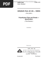 Polyethylene Films and Sheets - Specification: Indian Standard | PDF ...