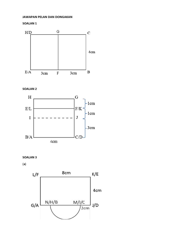 Jawapan Soalan PKP Pelan Dan Dongakan | PDF