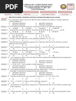 UNIFIED MATH 10 FIRST PERIODIC TEST With Answer Key | PDF | Sequence ...