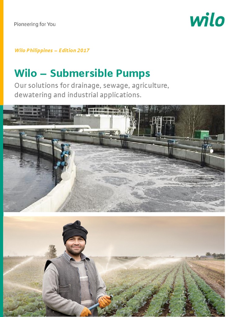 Wilo Pump Datasheets | PDF | Sewage Treatment | Pump
