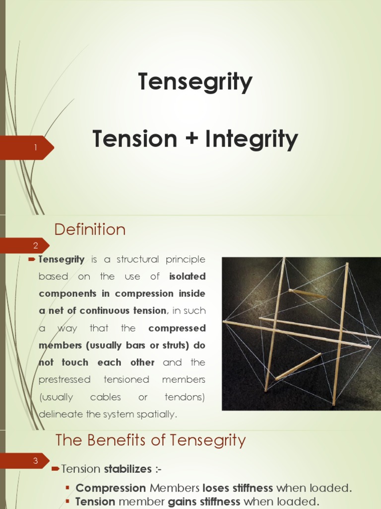 Tensegrity Stuctures Week1 | PDF | Mechanical Engineering | Physics