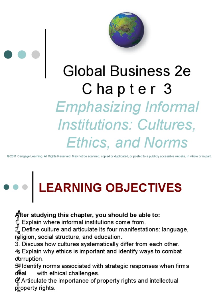 Emphasizing Informal Institutions Poltics Ethics and Norms | PDF ...