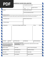Security Declaration Form | PDF