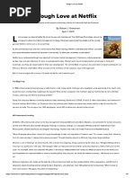 Netflix Culture Memo Overview | PDF | Creativity | Decision Making
