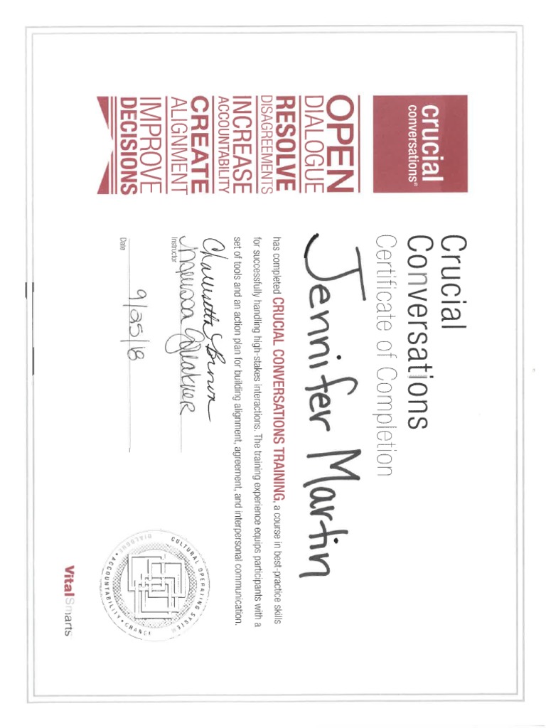 Crucial Conversations PDF | PDF