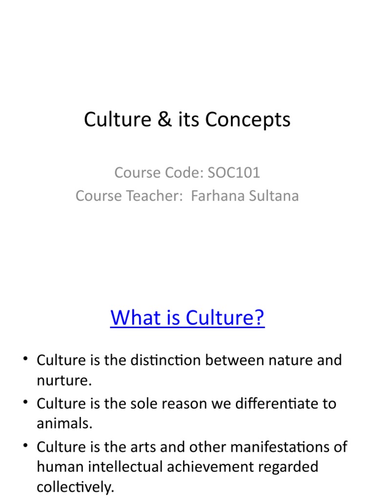 Understanding Culture: Key Concepts | PDF | Value (Ethics) | Society