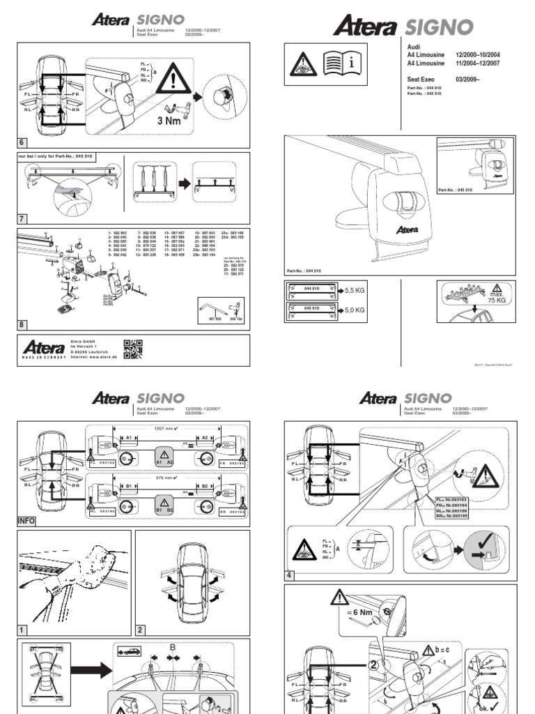 Atera Signo 045 010 | PDF | Luxury Vehicles | Luxury Brands