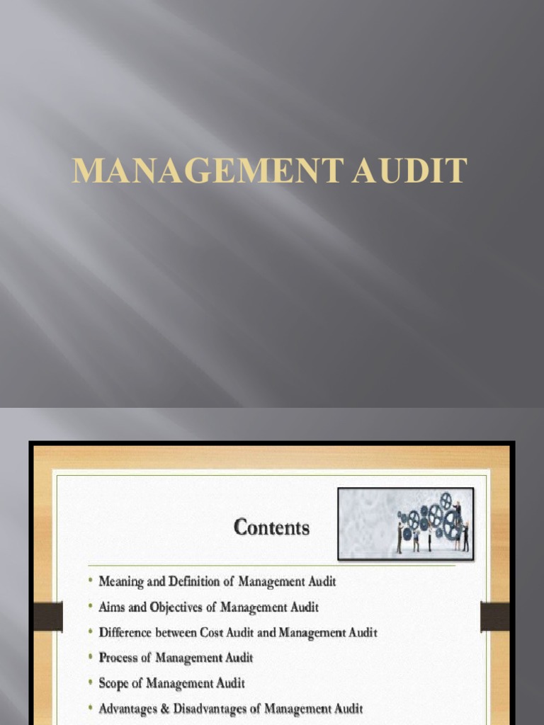 Management Audit | PDF | Business