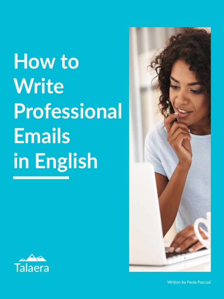 How To Write Professional Emails in English - The Ebook You Need PDF ...