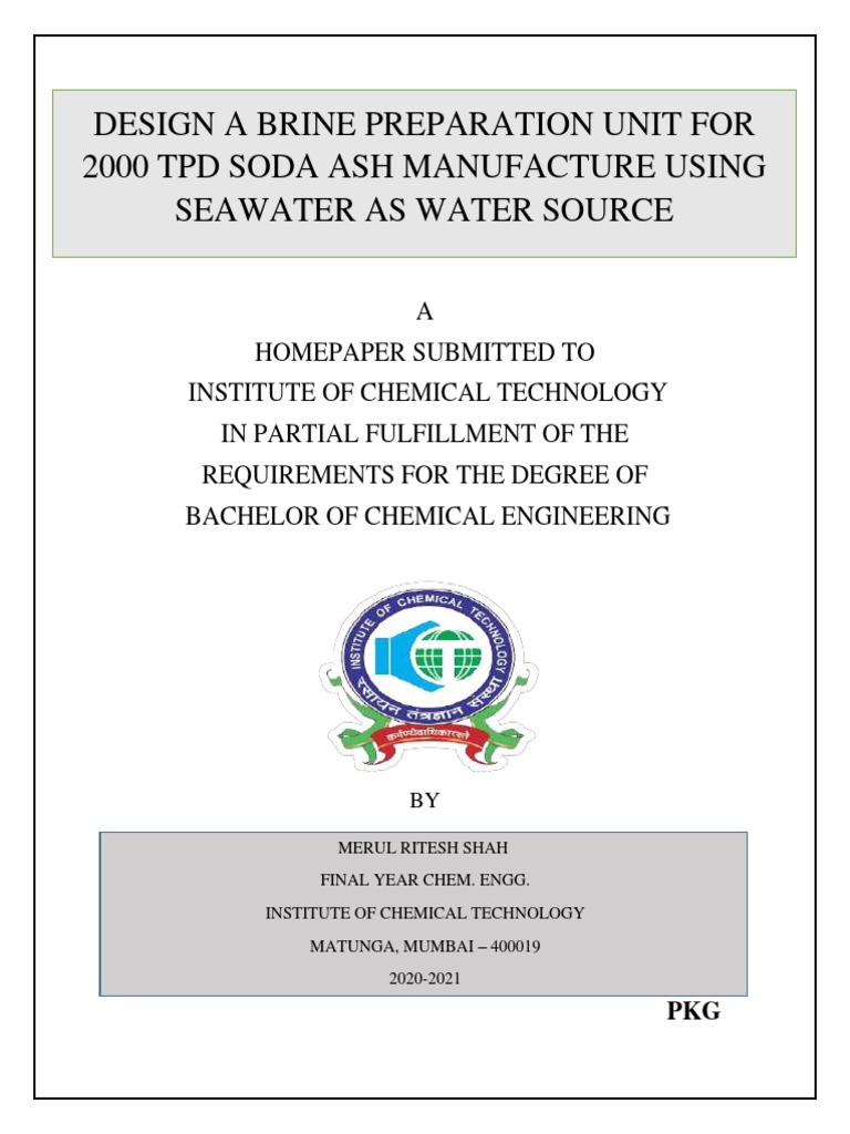 Soda Ash PDF | PDF | Desalination | Sodium Carbonate