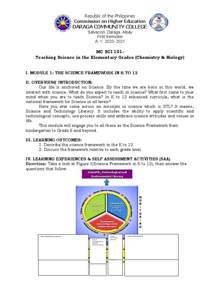 MC Sci 101 - Module 1 | PDF | Constructivism (Philosophy Of Education ...