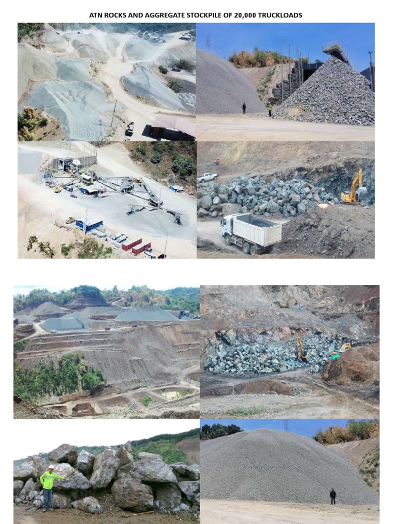 Atn Rocks and Aggregate Stockpile of 20,000 Truckloads | PDF