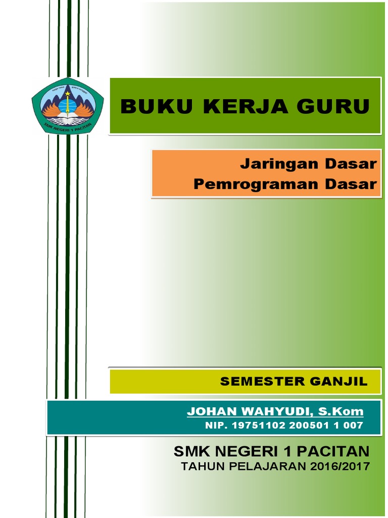 01-Sampul Adm PBM Sem Ganjil-C | PDF