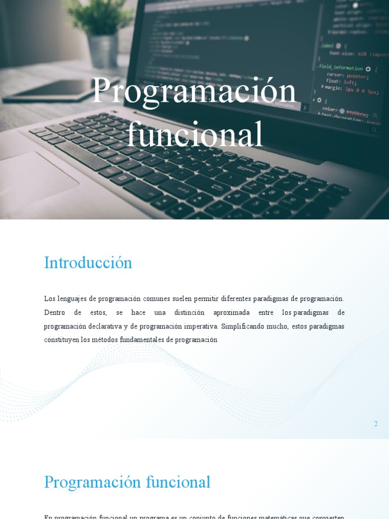 Programación Funcional | PDF | Lenguaje de programación | Programacion Funcional