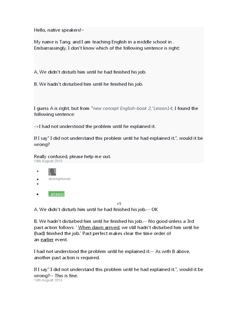 New Concept English-Book 2,"lesson14: Anonymous | PDF