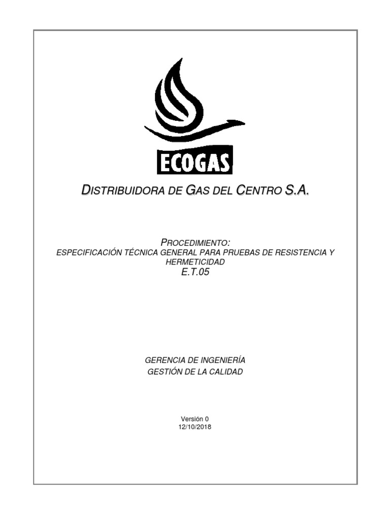 Ecogas | PDF | Presión | Temperatura