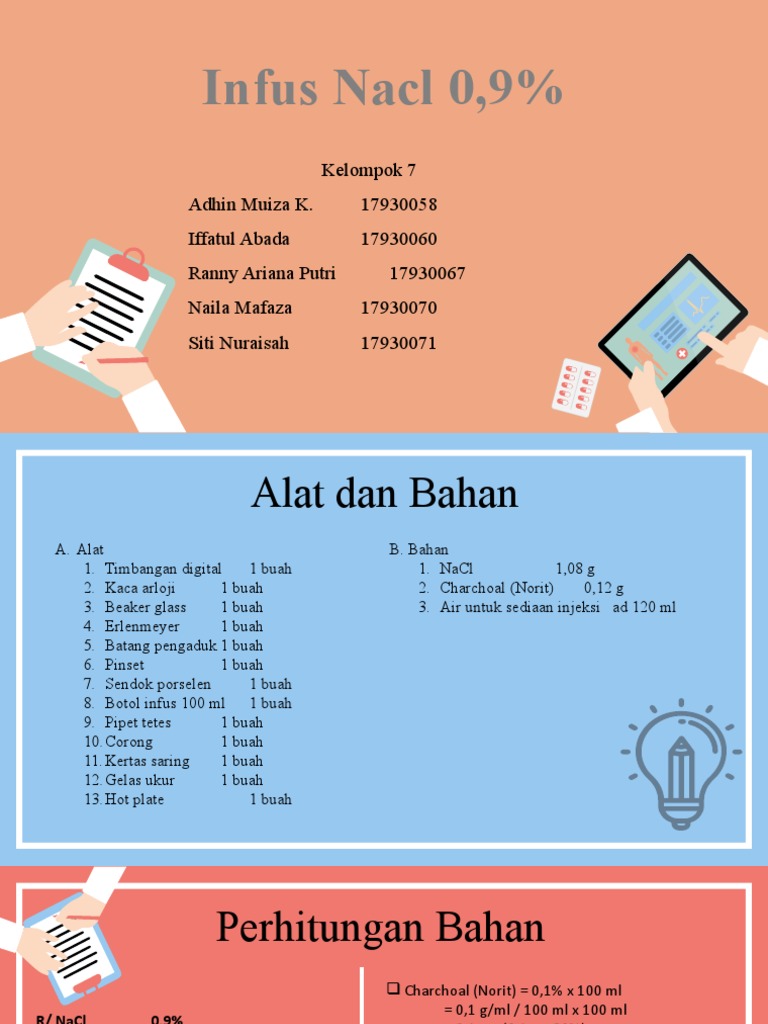 Kelompok 7 - Infus NaCl 0,9% | PDF