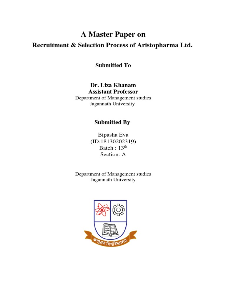 Selection & Recruitment Process | PDF | Recruitment | Human Resources