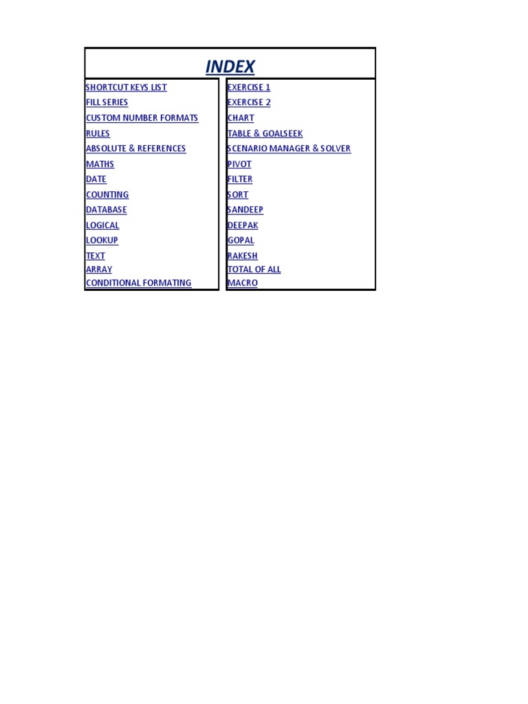 NEWTRAININGTEMPLETE | PDF | Microsoft Excel | Menu (Computing)