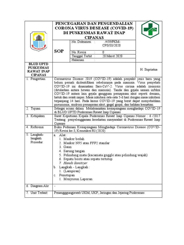 Sop Covid-19 | PDF