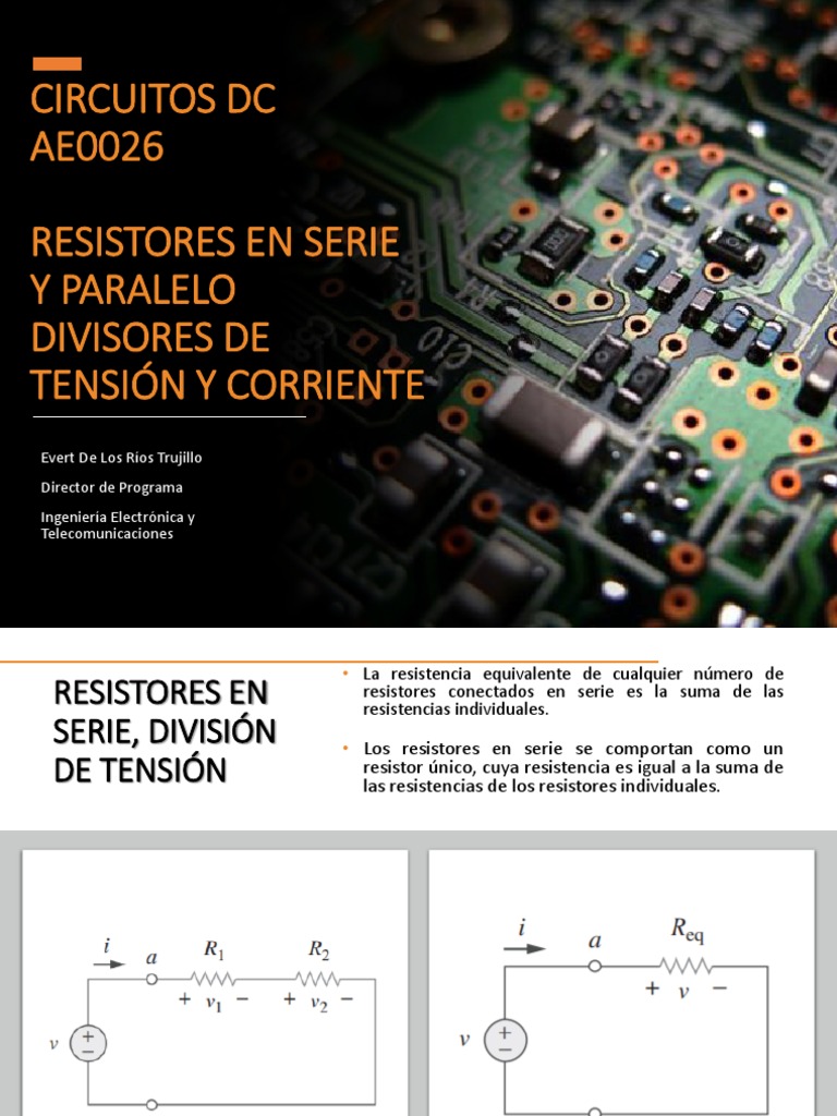 Clase 6. | PDF | Resistencia Eléctrica y Conductancia | Resistor