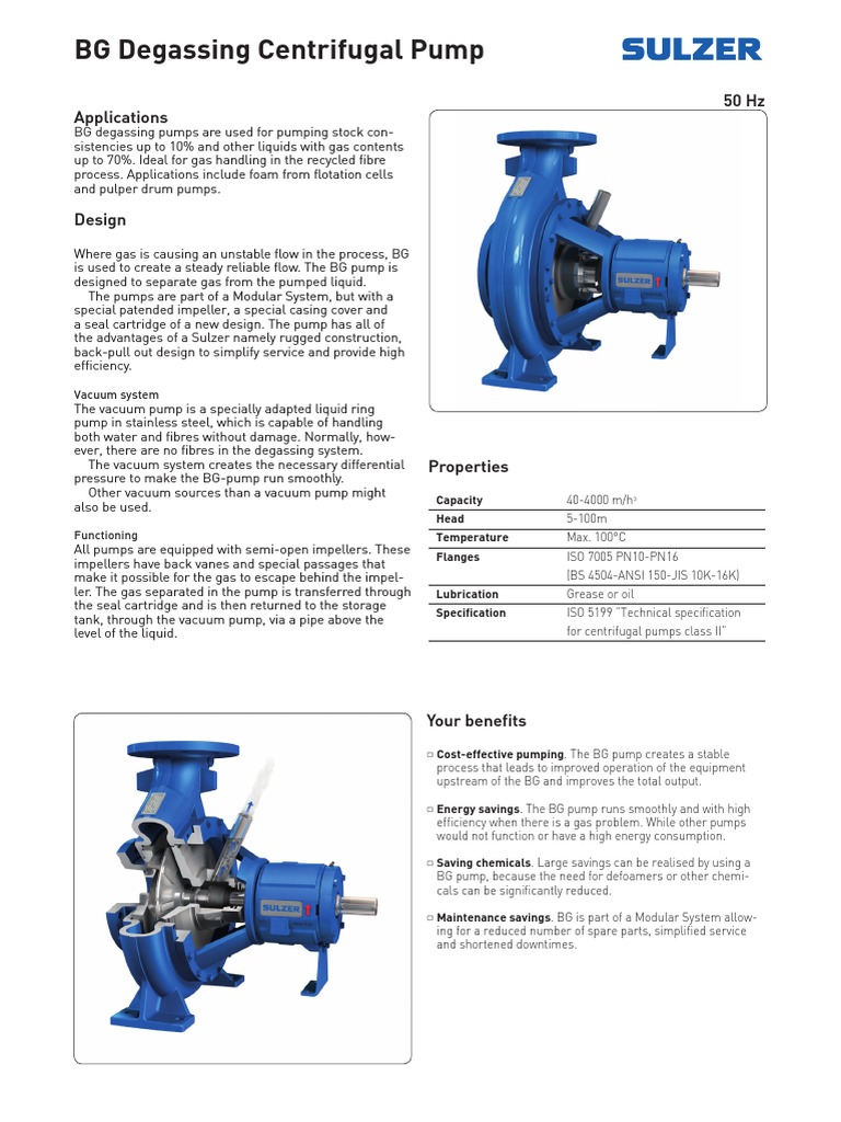 Catalogo Bombas Centrifugas para Produccion de Pasta Iso 5199 | PDF | Pump | Energy Technology