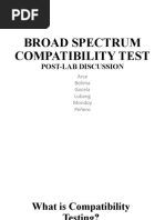 Blood Crossmatch Form | PDF