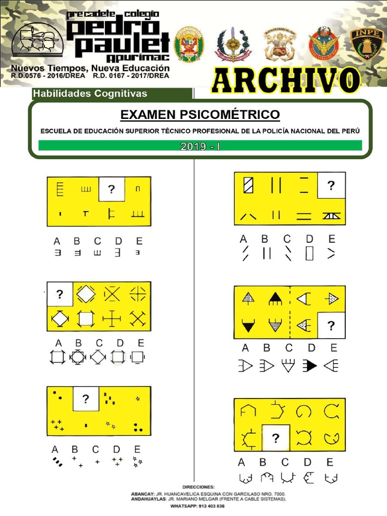Examen-Psicometrico Alejandro | PDF