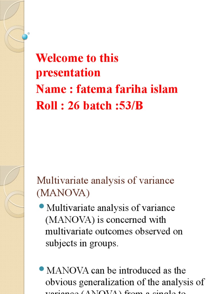 Welcome To This Presentation Name: Fatema Fariha Islam Roll: 26 Batch ...