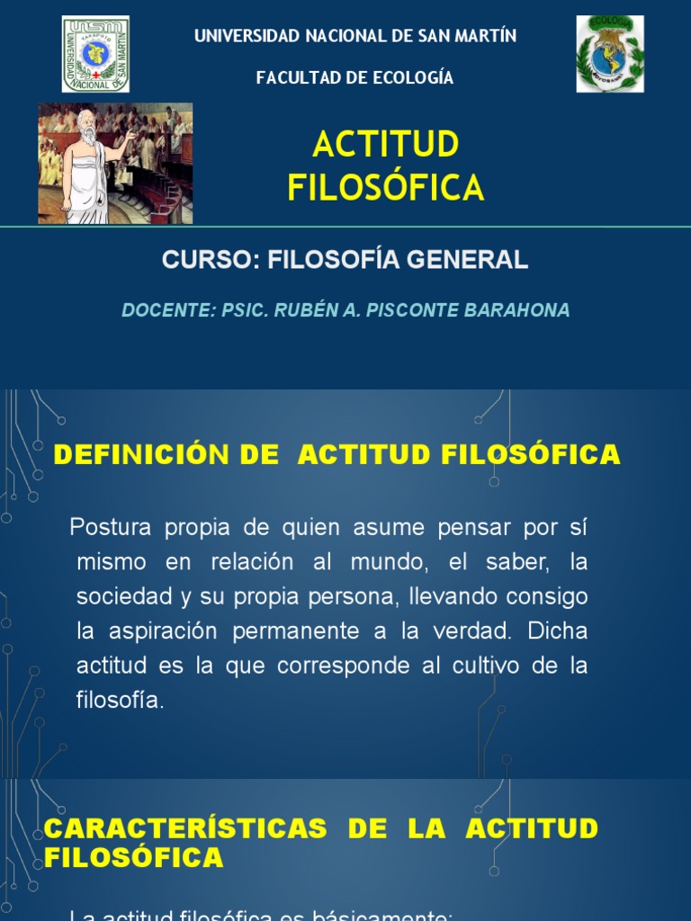 Actitud Filosófica | PDF | Conocimiento | Verdad