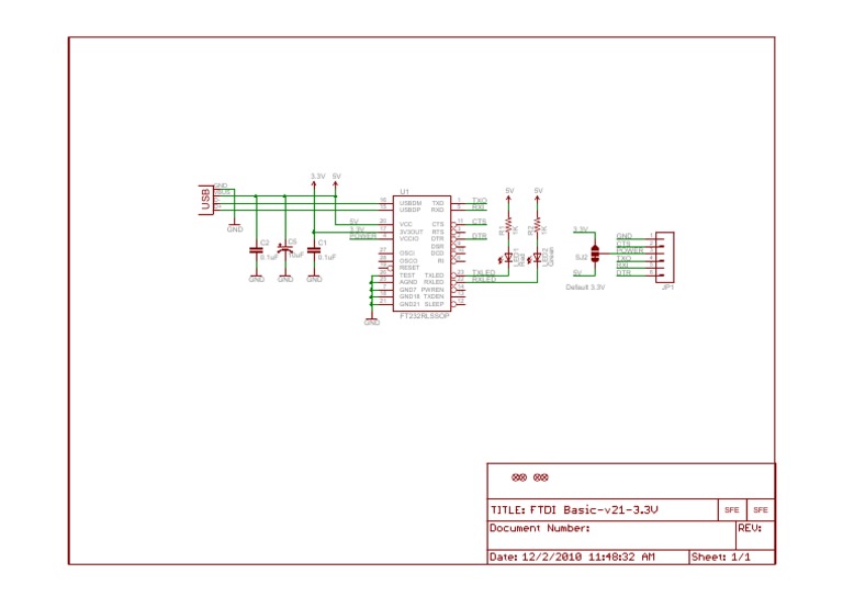 FTDI Basic-v21-3.3V | PDF | Business