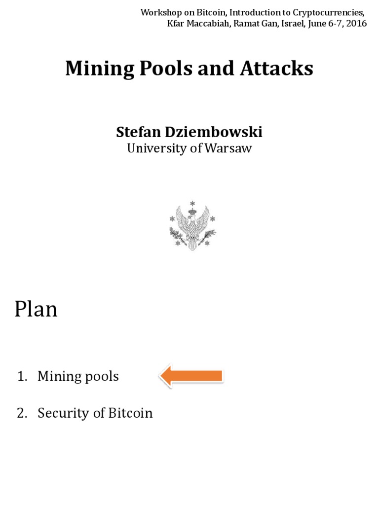 Mining Pools and Attacks | PDF | Bitcoin | Distributed Computing