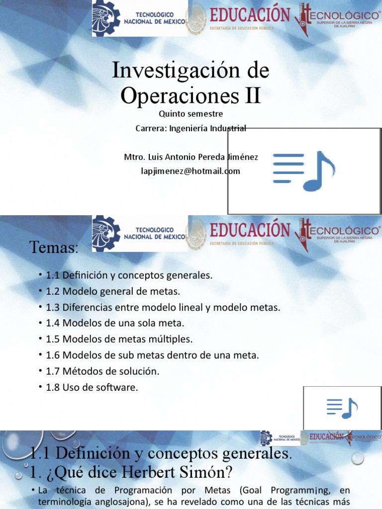 Programación por Metas en Operaciones II | PDF | Aleatoriedad | Presupuesto