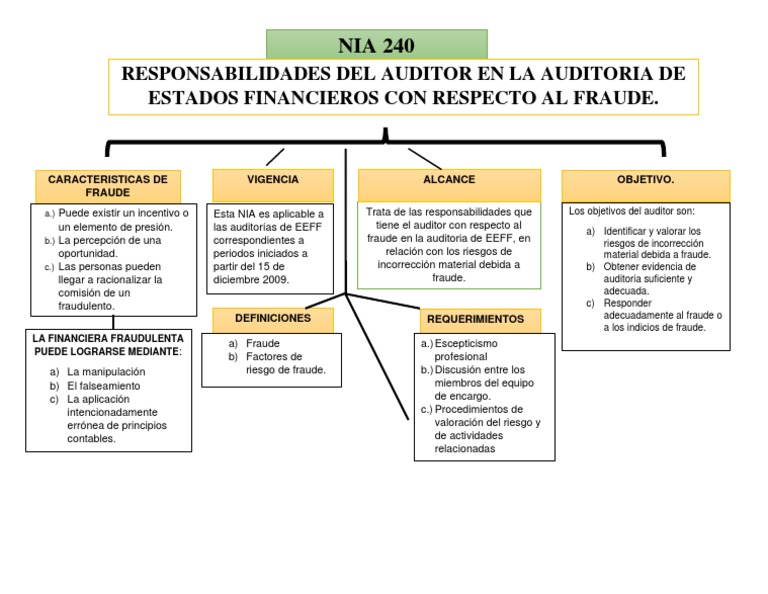 Mapa Mental Nia 240 PDF | PDF | Auditoría | Contralor